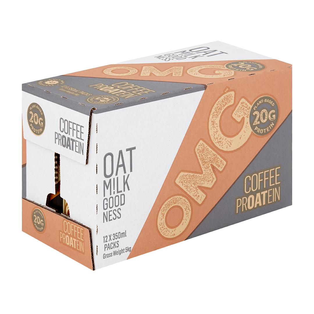 Coffee PrOATein Milk x 12 (350ml) – Oat Milk Goodness