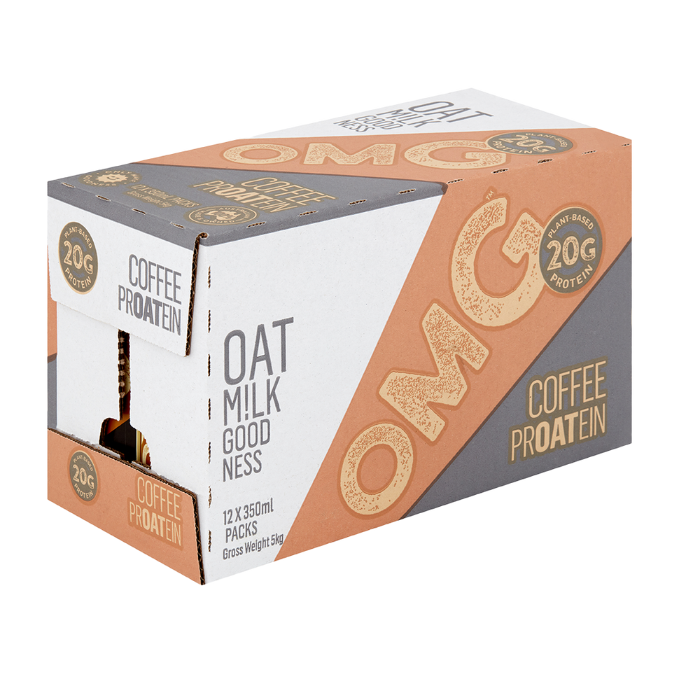 Coffee PrOATein Milk x 12 (350ml) – Oat Milk Goodness