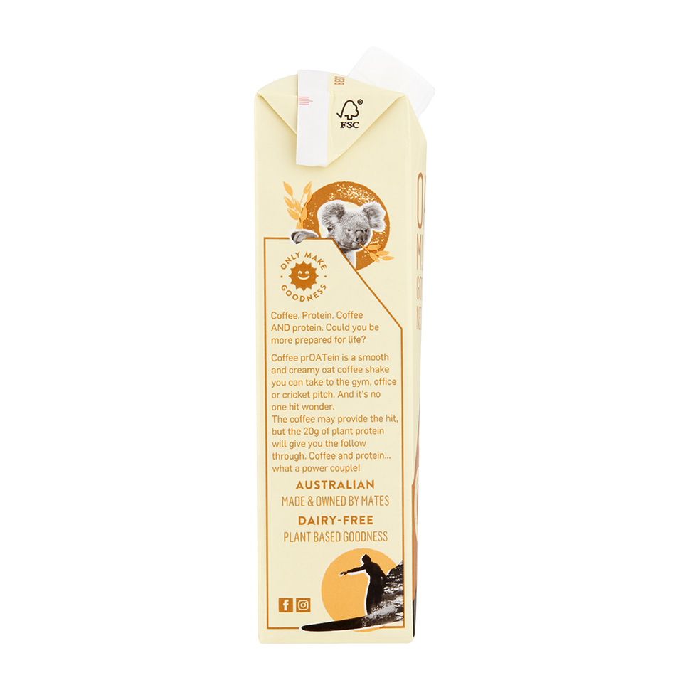 Coffee PrOATein Milk x 12 (350ml) – Oat Milk Goodness