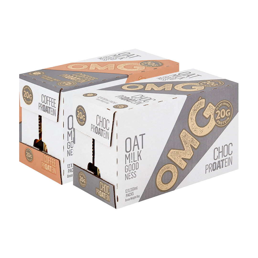 PrOATein Bundle 12x Chocolate 12x Coffee – Oat Milk Goodness